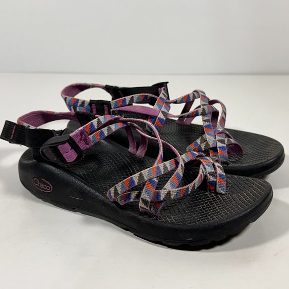 Chaco | Shoes | Chaco Zx2 Multicolor Double Strap Sports Sandals Women ...